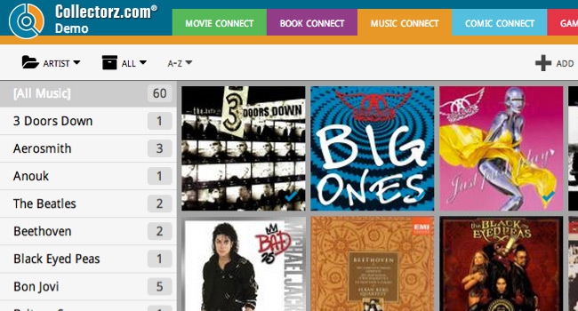 Online music database software » CLZ Music Web